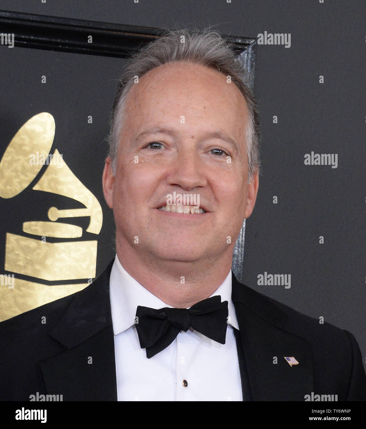 Musician Ted Nash arrives for the 59th annual Grammy Awards held at ...
