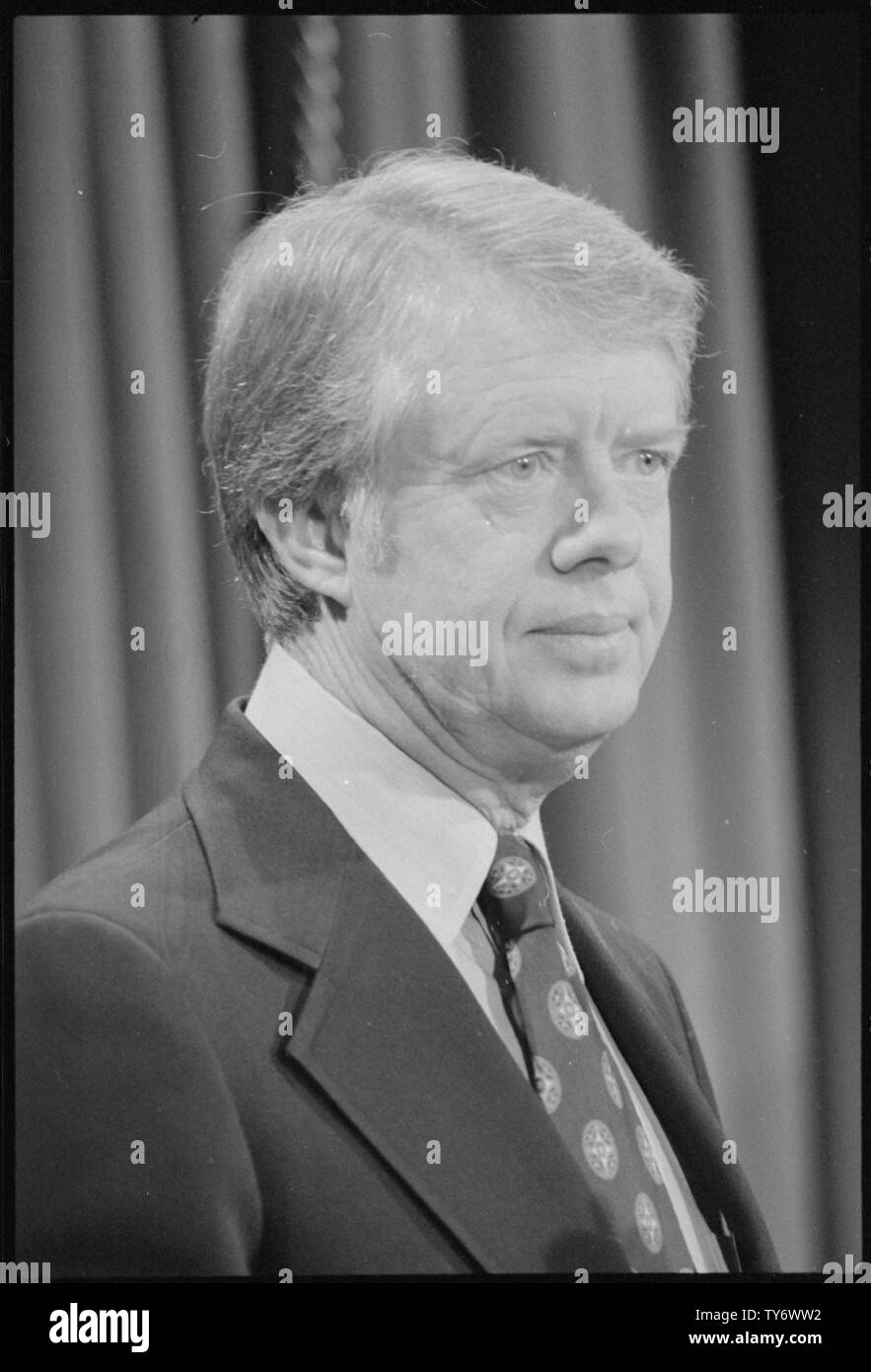 Jimmy Carter head shot Stock Photo - Alamy