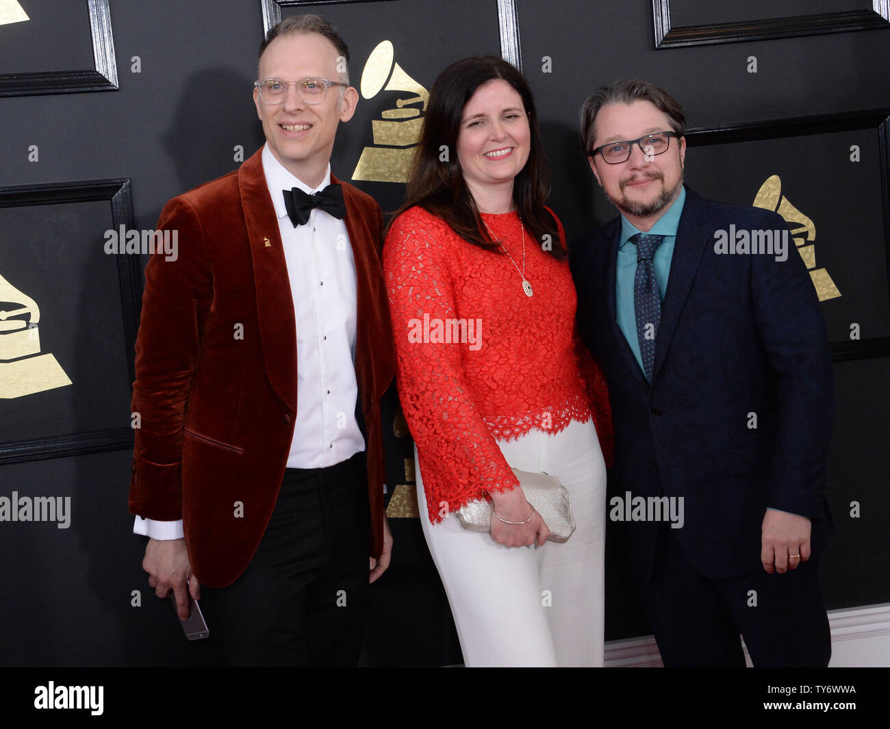 (L-R) Composer Michael Graver, April Ledbetter and producer Steven ...