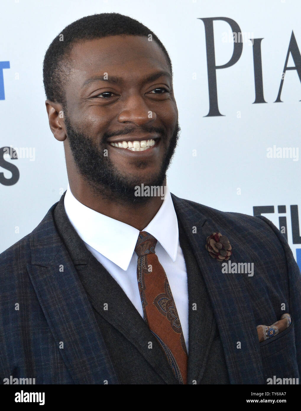Actor Aldis Hodge attends the 32nd annual Film Independent Spirit ...