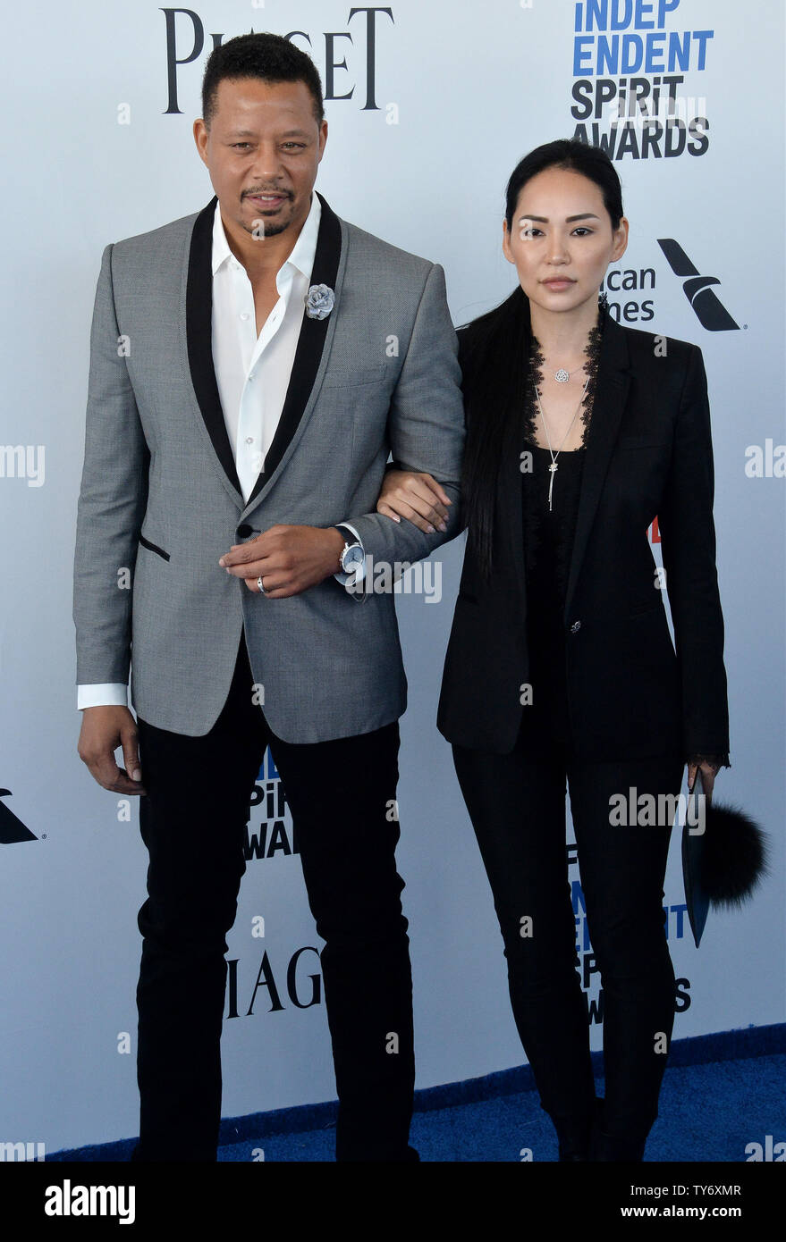 Actor Terrence Howard (L) and Miranda Pak attend the 32nd annual Film ...
