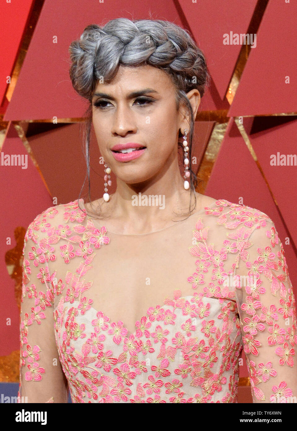 Producer Mimi Valdez arrives on the red carpet for the 89th annual ...