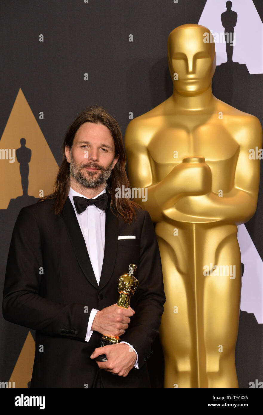 Linus Sandgren, winner of the award for Cinematography for 'La La Land ...