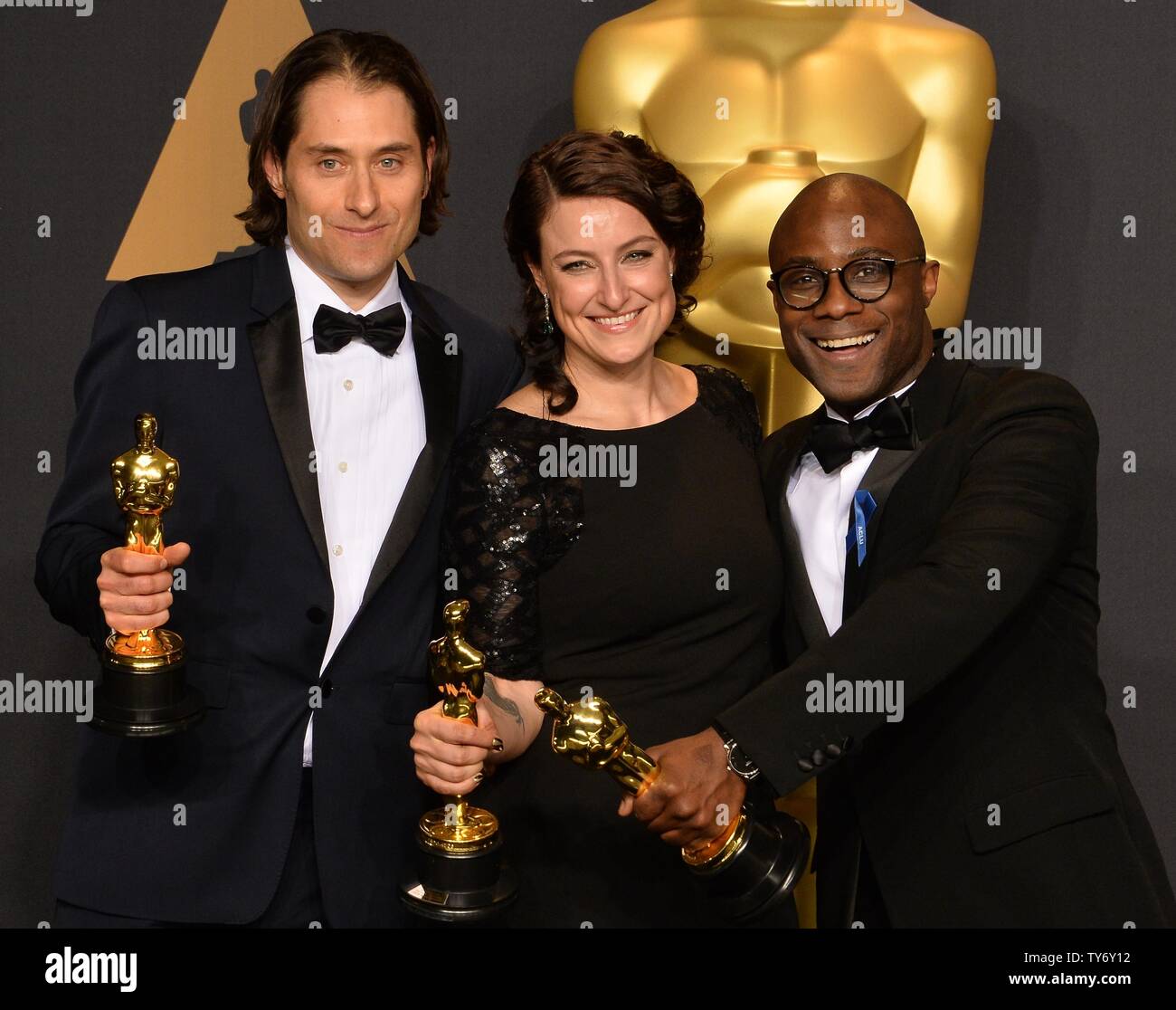 Producer Jeremy Kleiner (L), producer Adele Romanski (C), and writer ...