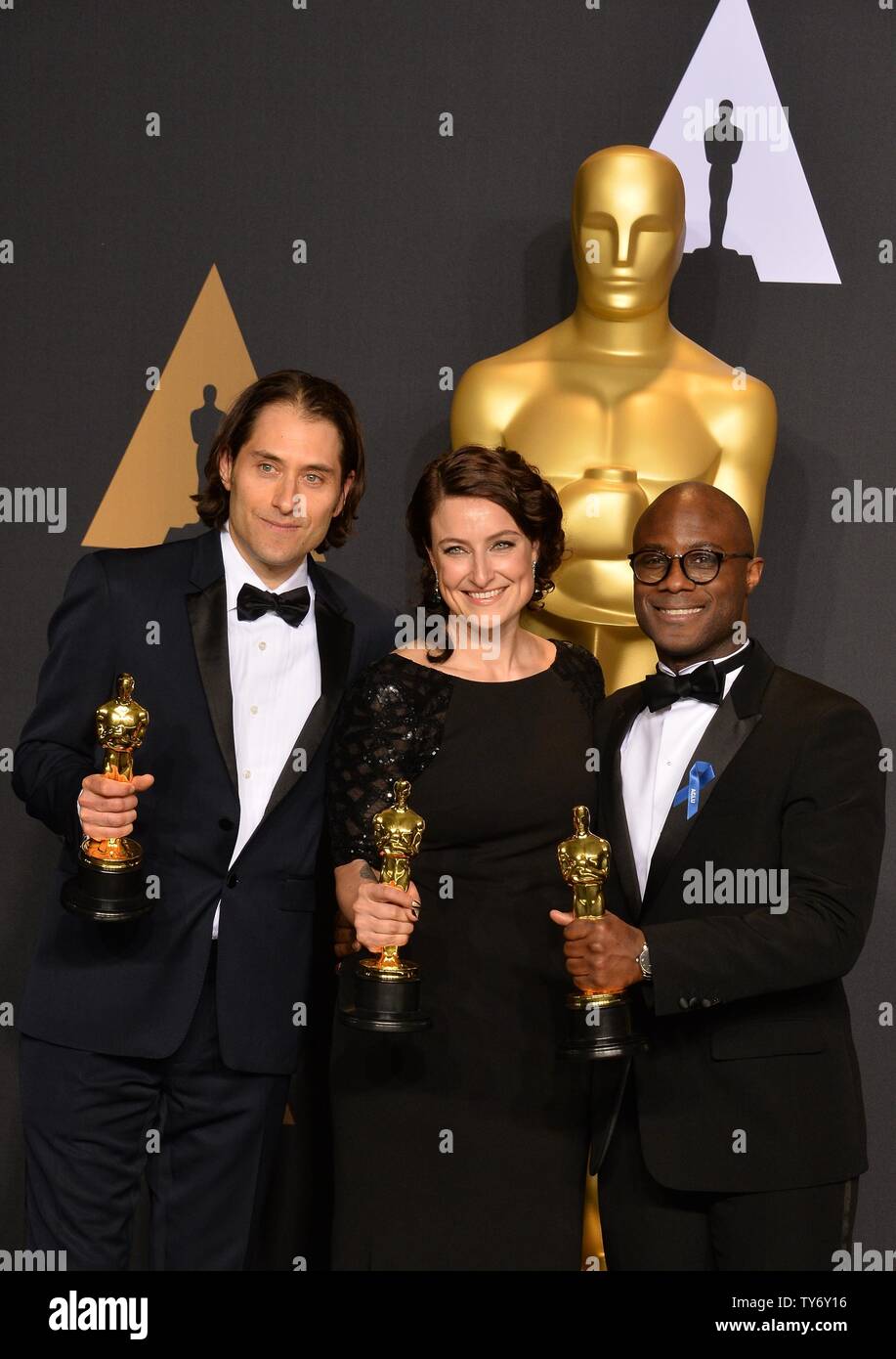 Producer Jeremy Kleiner (L), producer Adele Romanski (C), and writer ...