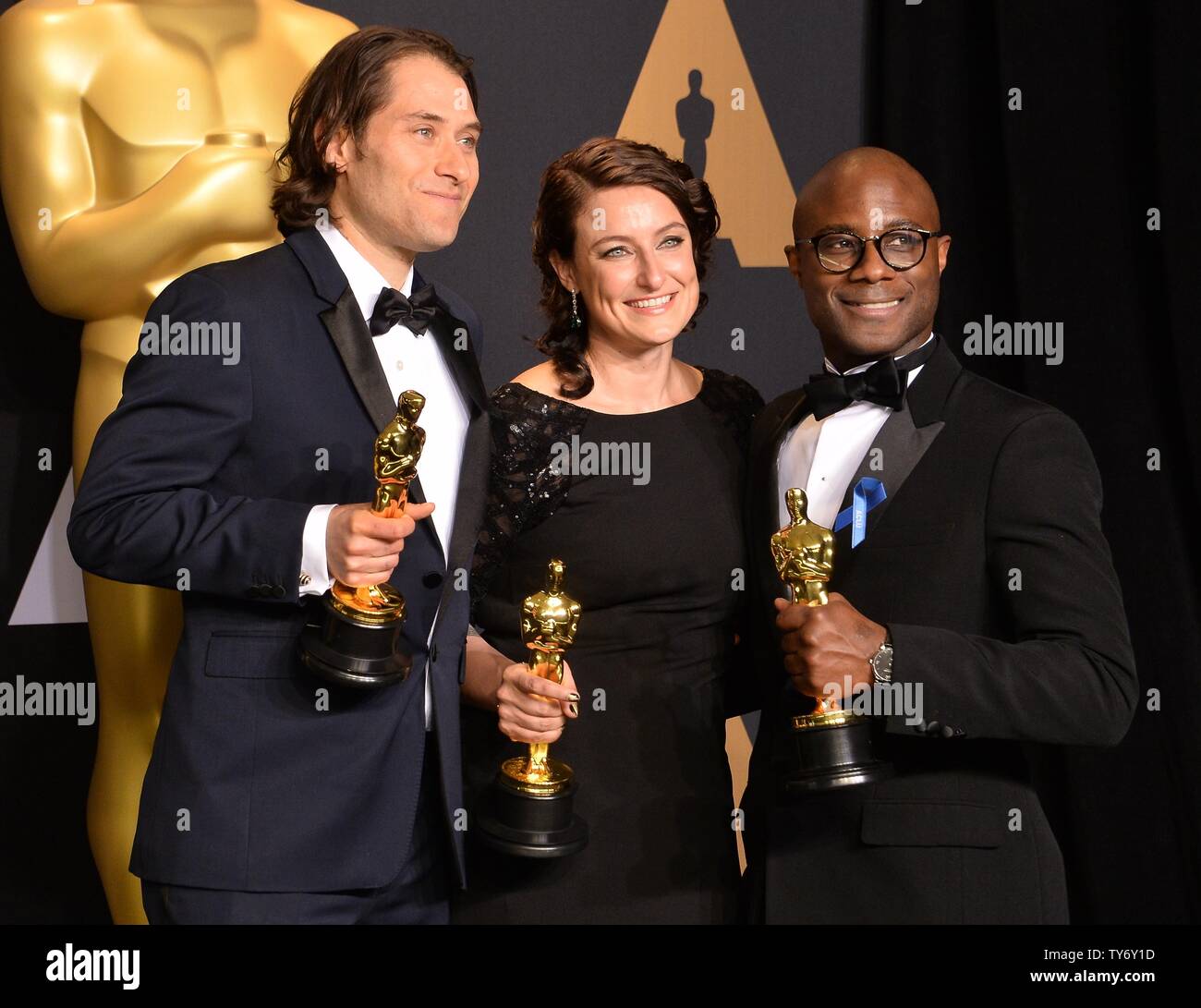 Producer Jeremy Kleiner (L), producer Adele Romanski (C), and writer ...