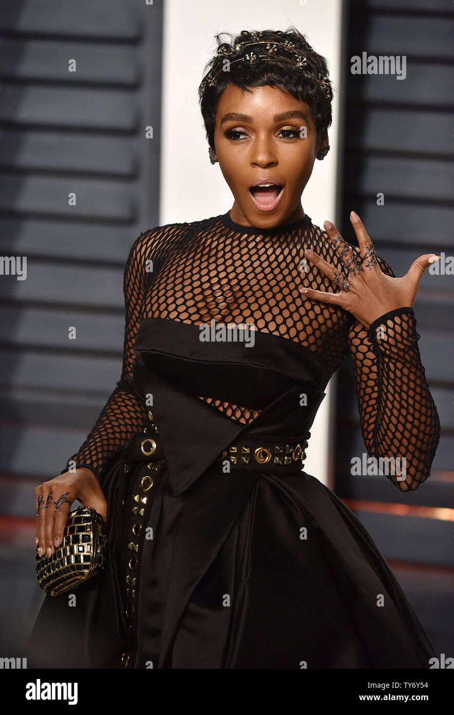 Janelle Monae attends the Vanity Fair Oscar Party at the Wallis ...