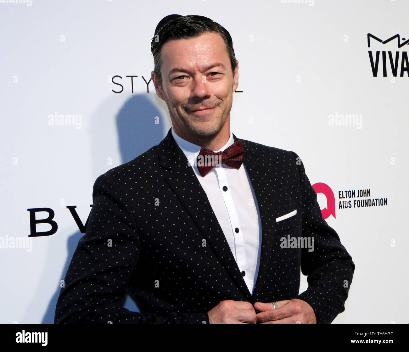 Actor Massi Furlan arrives for the Elton John Aids Foundation's 25th ...