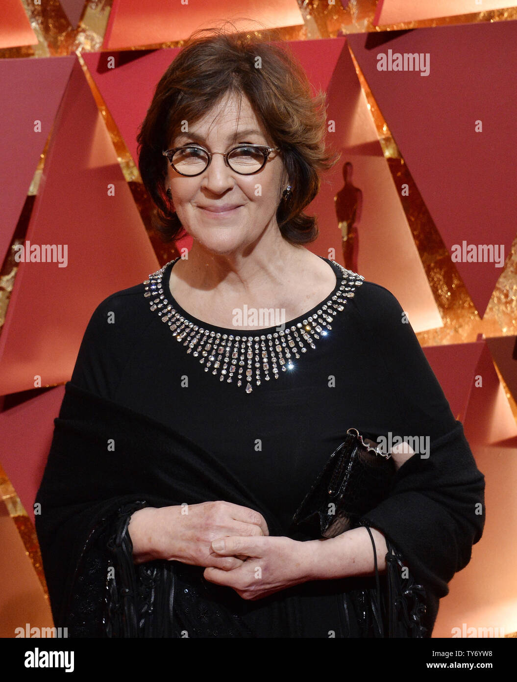 Costume designer Consolata Boyle arrives on the red carpet for the 89th ...