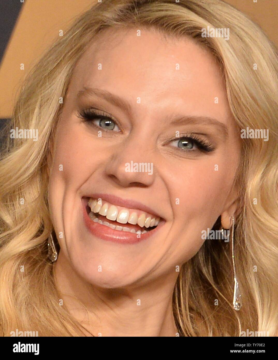 Comedian and actress Kate McKinnon appears backstage during the 89th ...