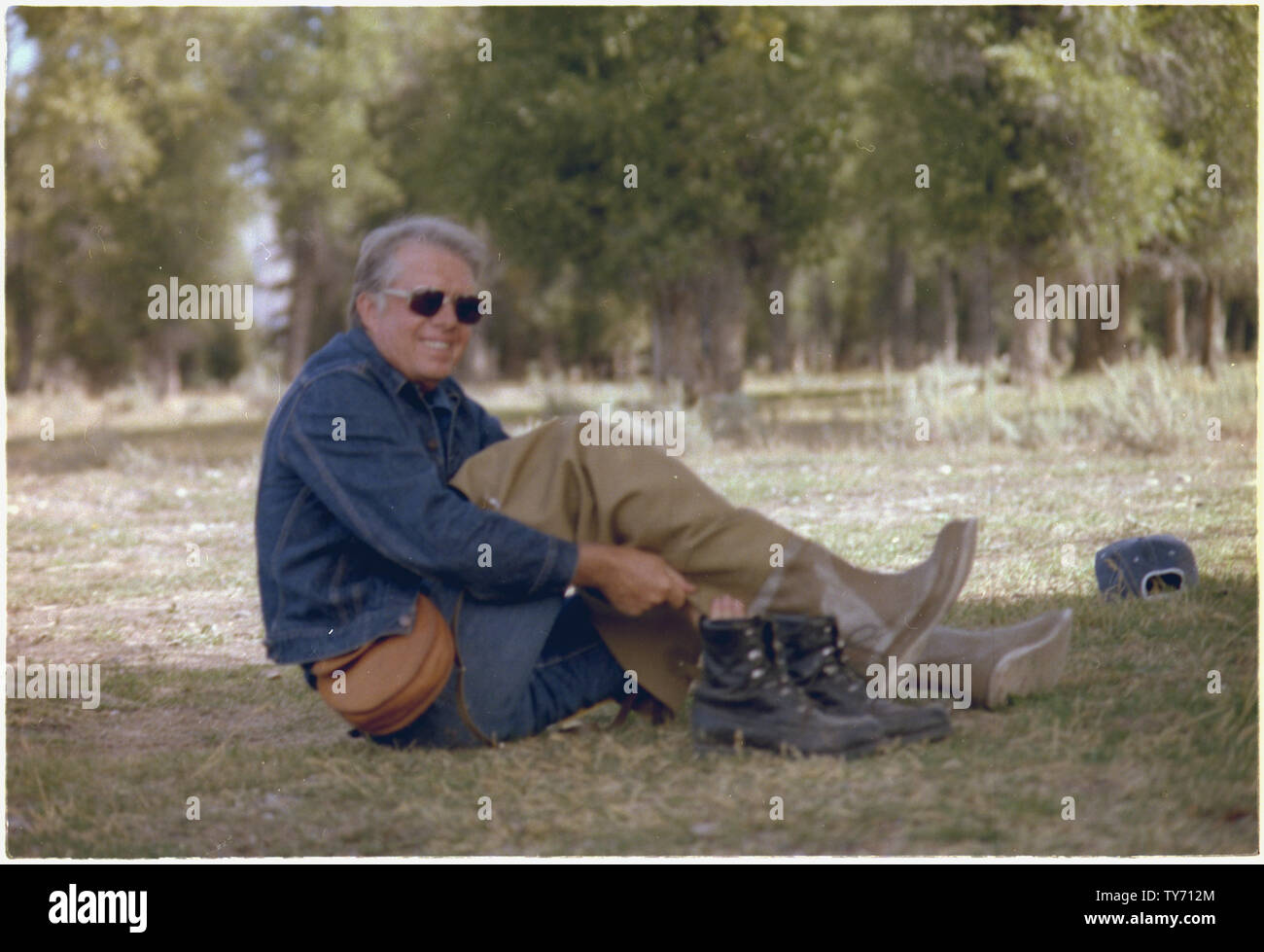 Jimmy carter fishing hi-res stock photography and images - Alamy