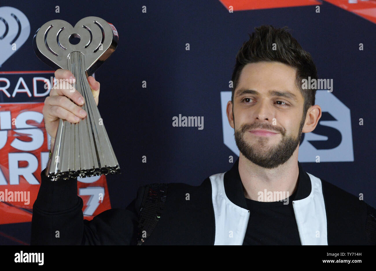 Singer-songwriter Thomas Rhett, winner of the Country Artist of the ...