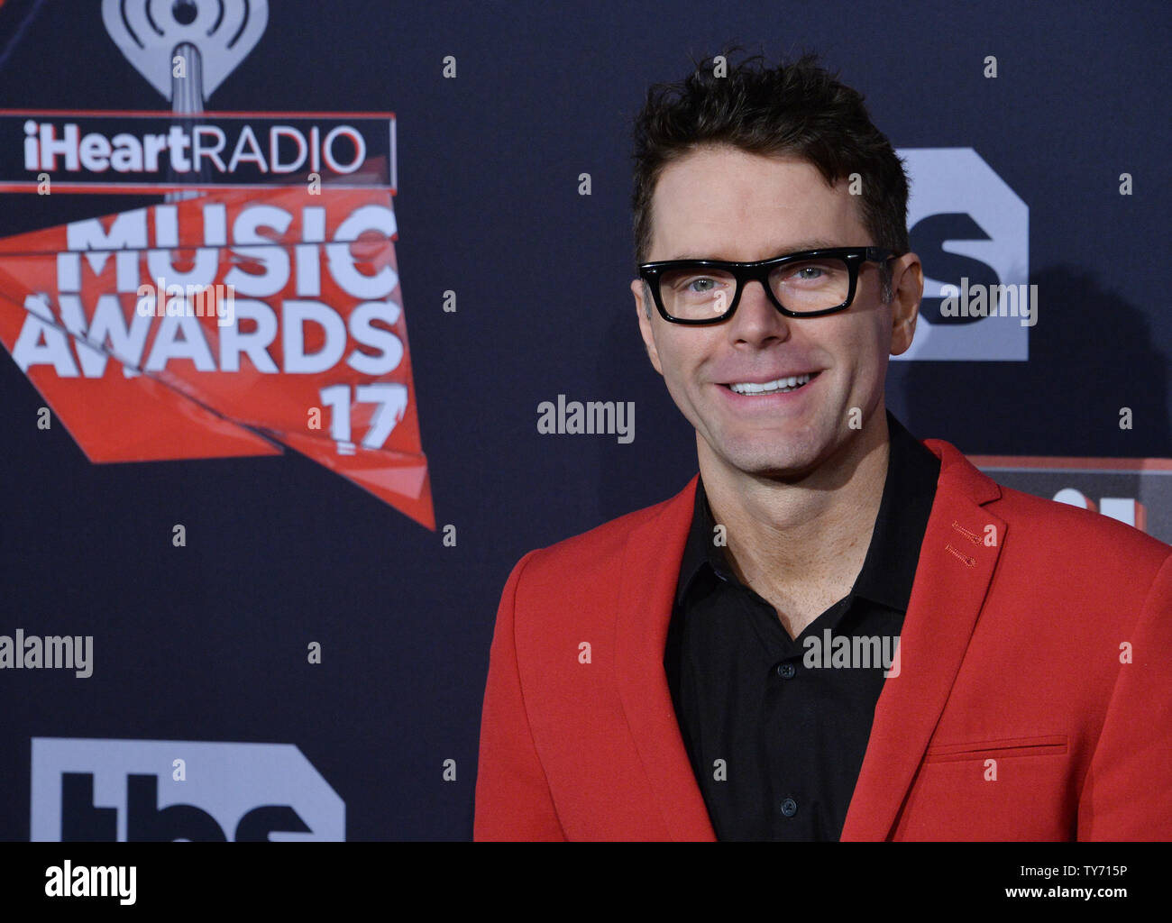 Radio personality Bobby Bones arrives for the iHeartRadio Music Awards ...