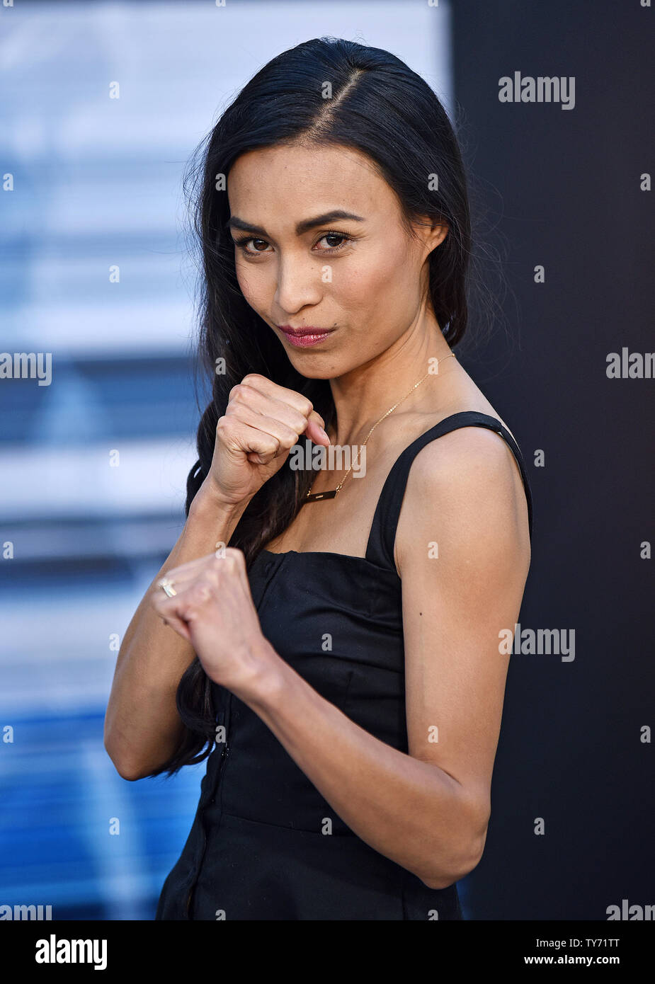 Jessica Rey attends the 'Power Rangers' premiere at the Westwood ...