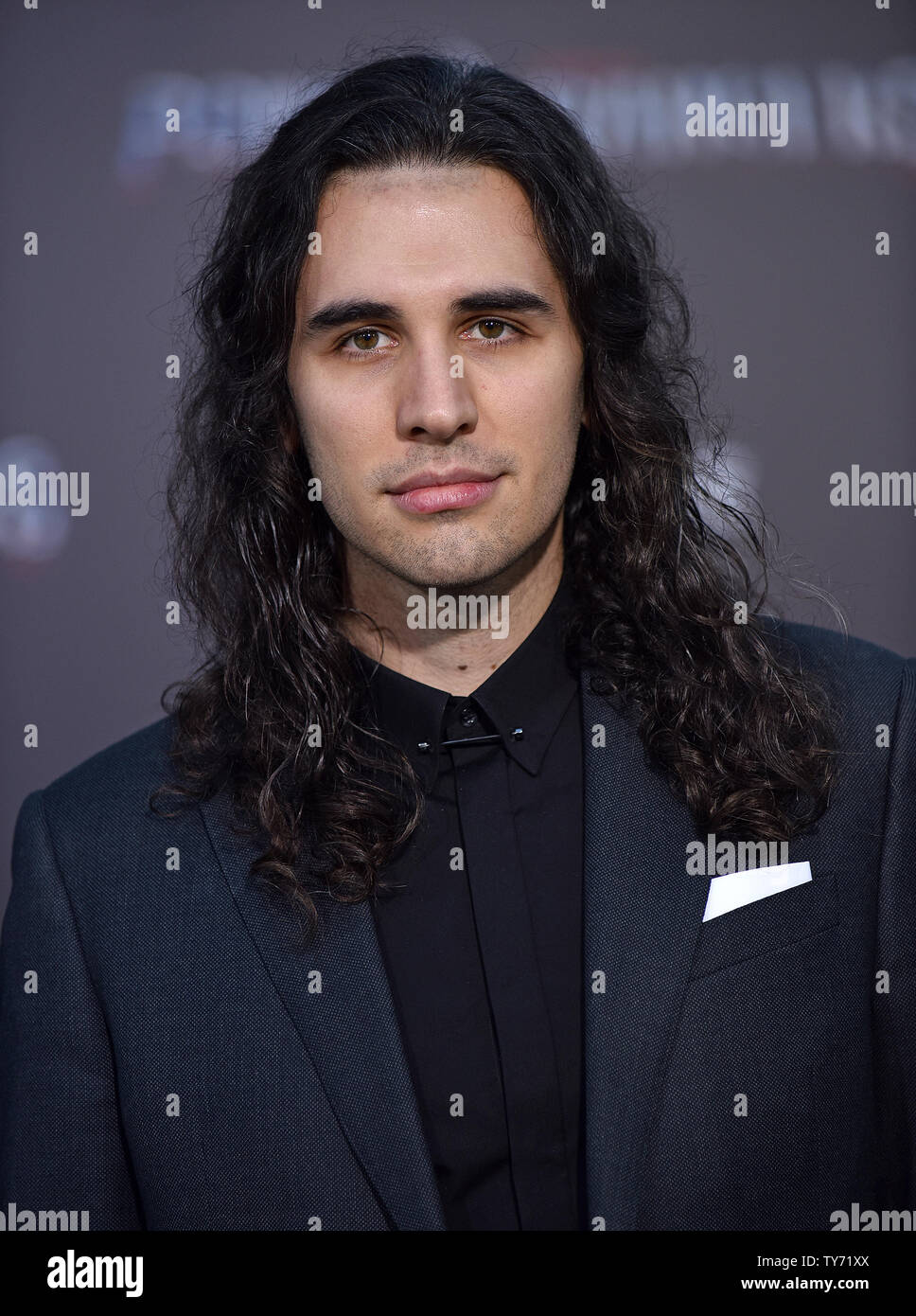 Nick Simmons attends the 'Power Rangers' premiere at the Westwood ...