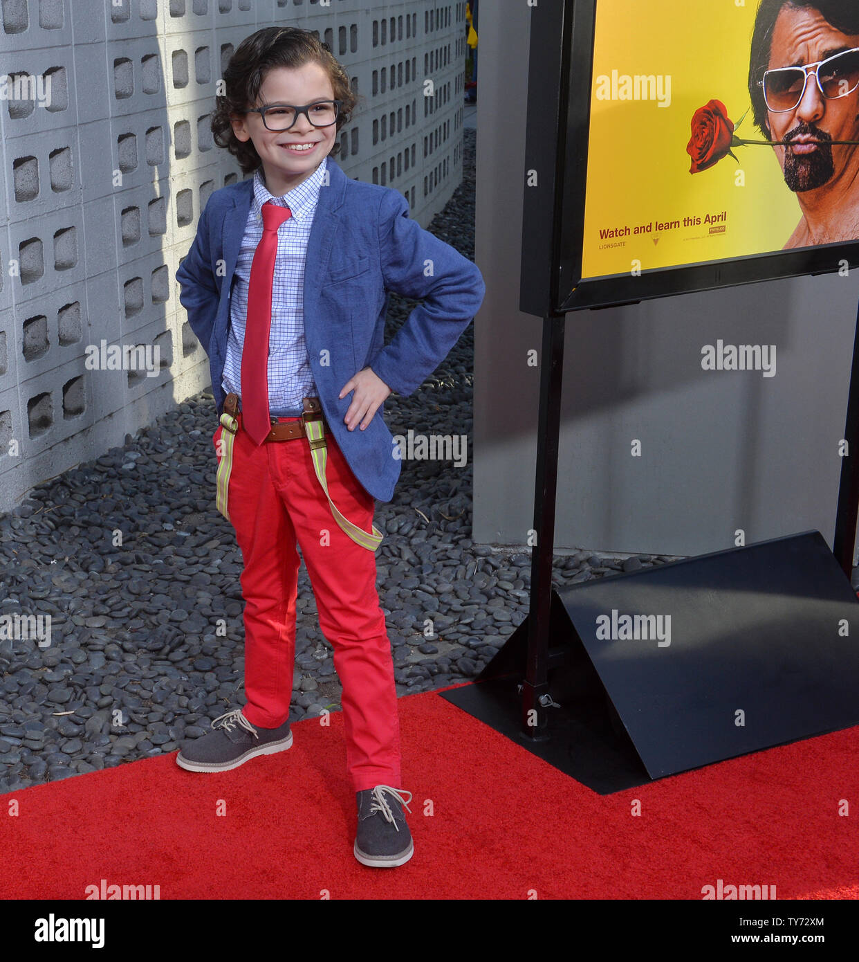Cast member Raphael Alejandro attends the premiere of the motion ...