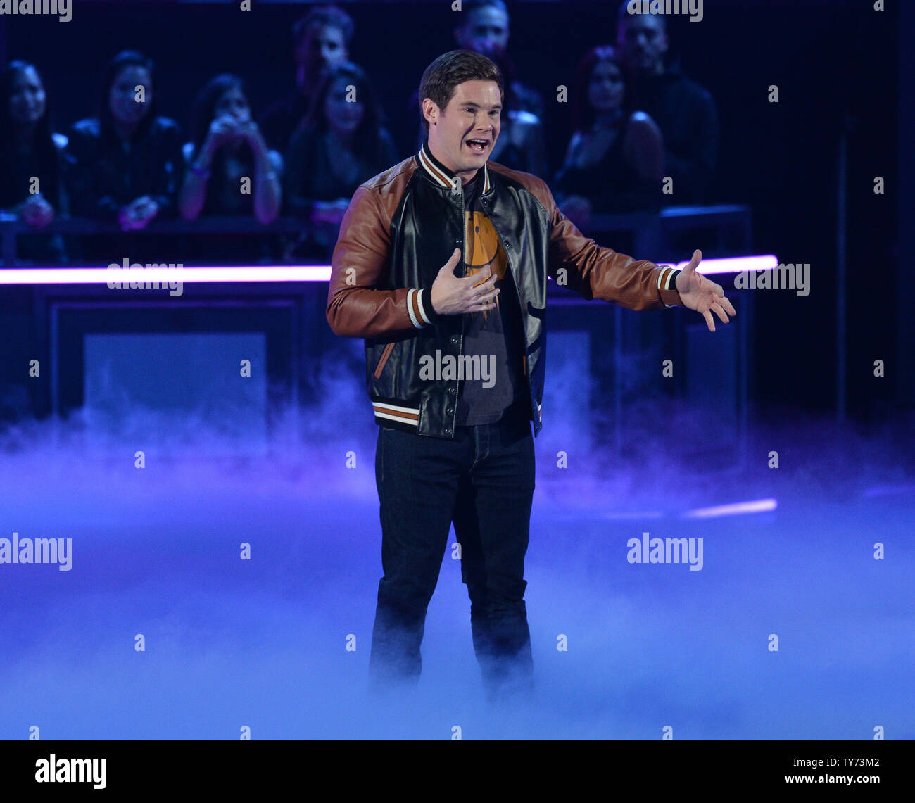 Actor Adam DeVine hosts the MTV Movie & TV Awards at the Shrine ...