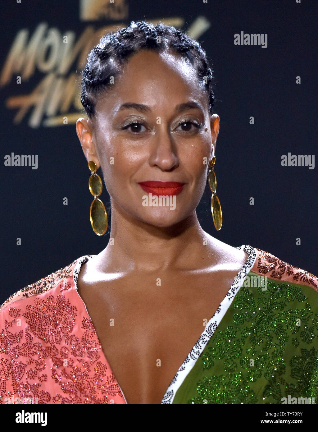 Actress Tracee Ellis Ross attends the MTV Movie & TV Awards at the ...