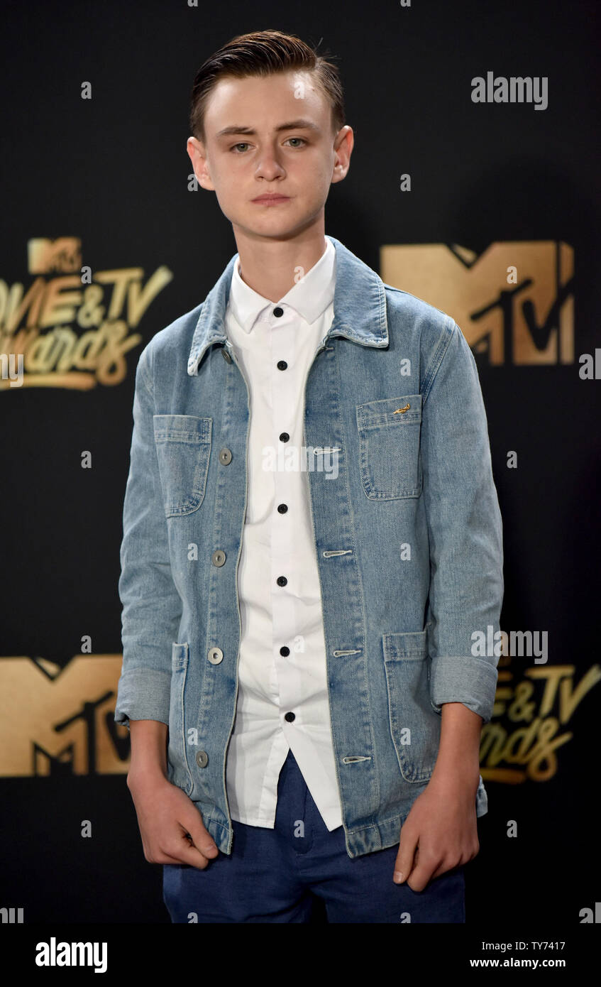 Actor Jaeden Lieberher attends the MTV Movie & TV Awards at the Shrine ...
