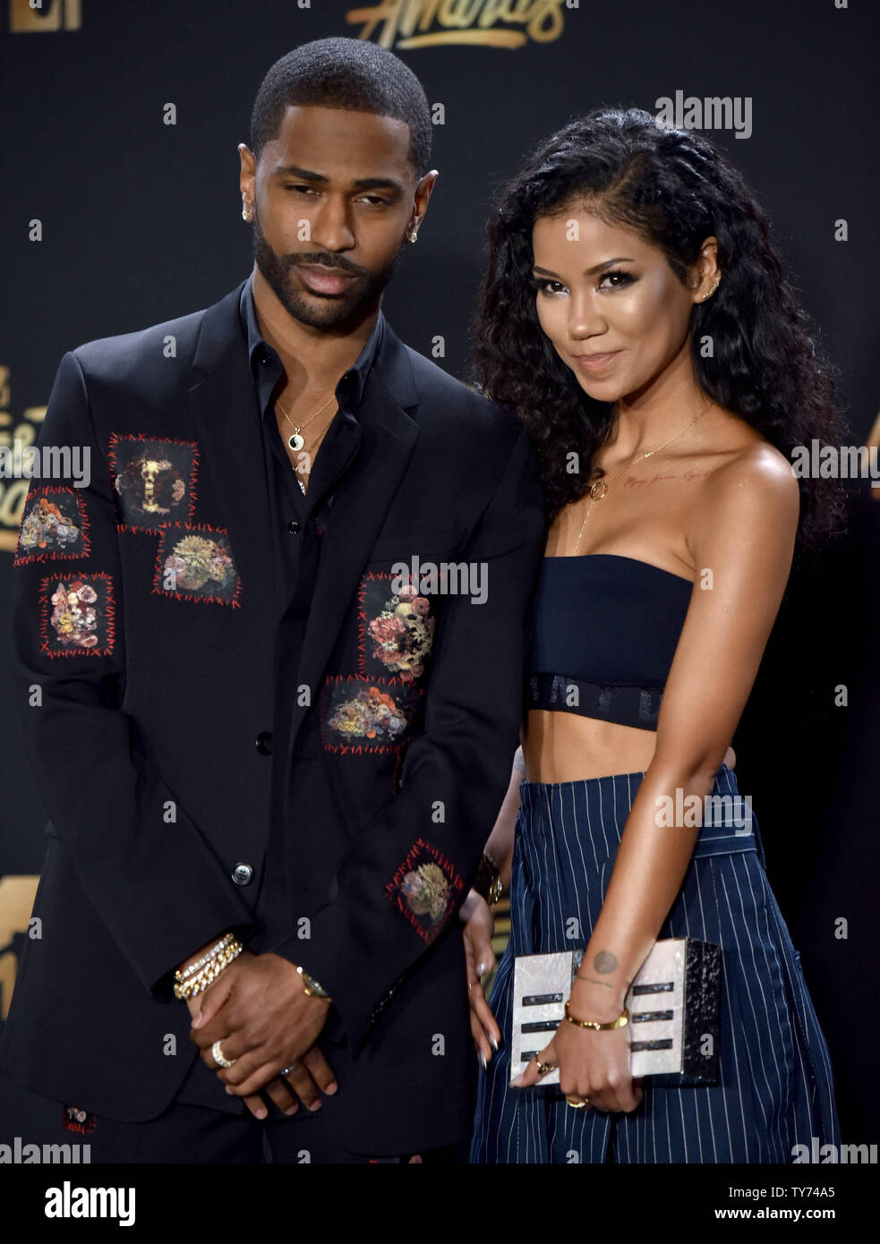 Recording artists Big Sean and Jhene Aiko attend the MTV Movie & TV ...