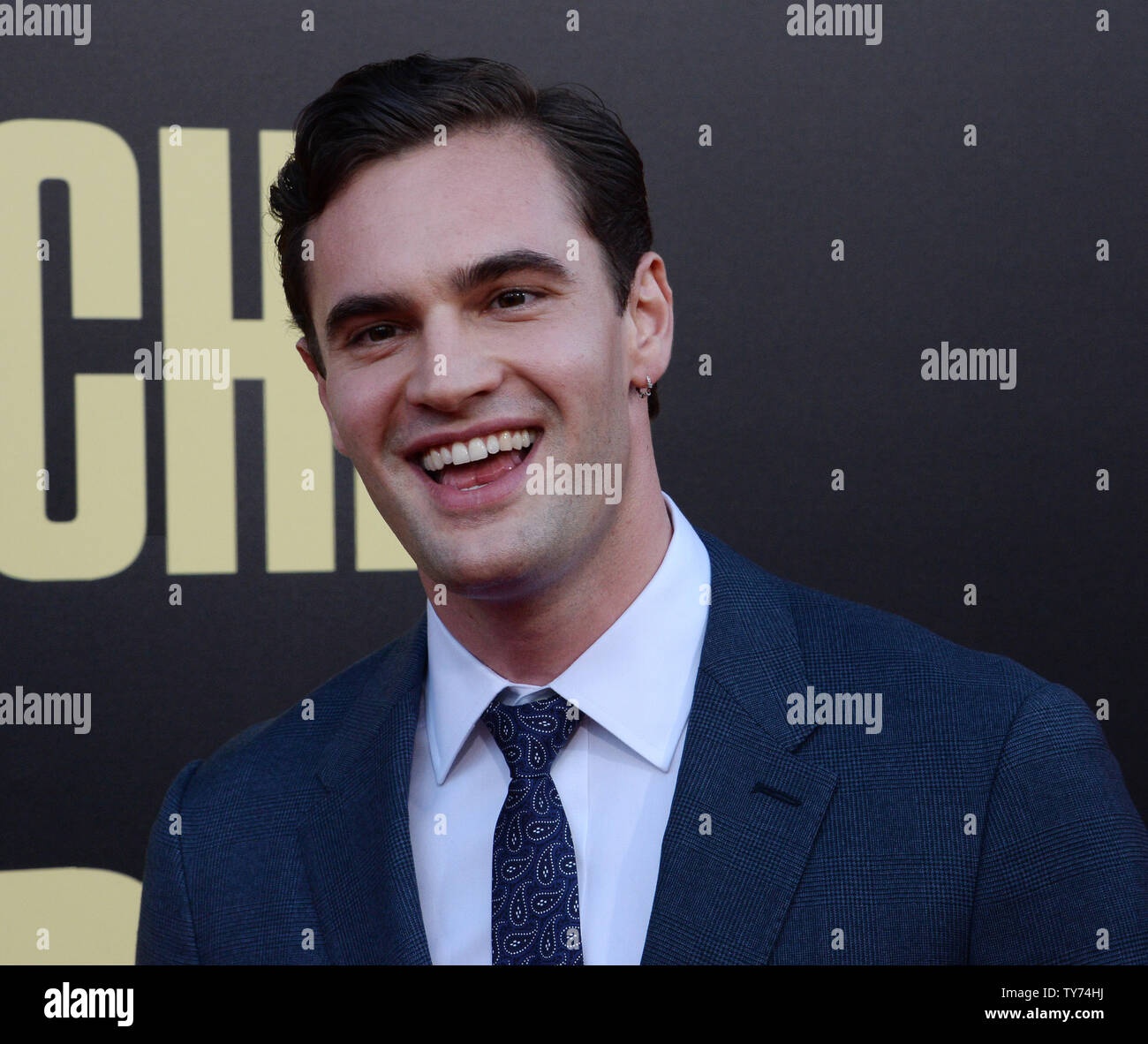 Cast member Tom Bateman attends the premiere of the motion picture ...