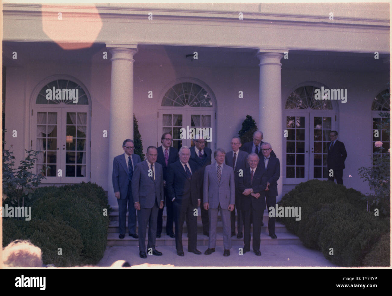 Jimmy Carter with the Supreme Court of the United States Stock Photo ...
