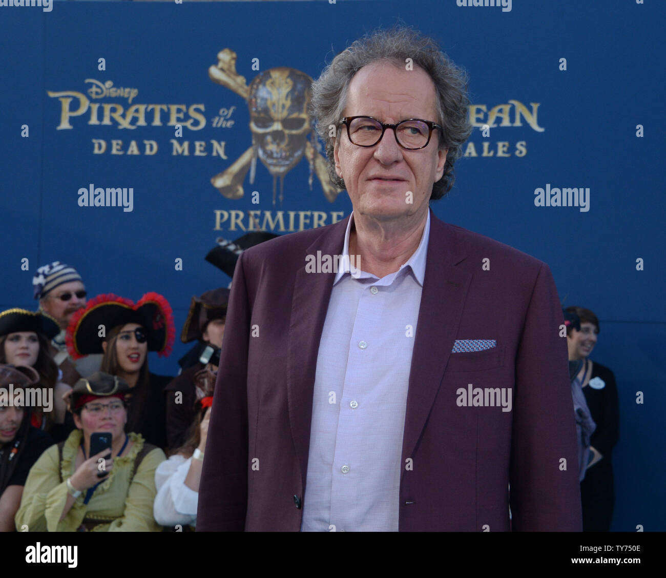 Cast member Jeffrey Rush attends the premiere of the premiere of the ...