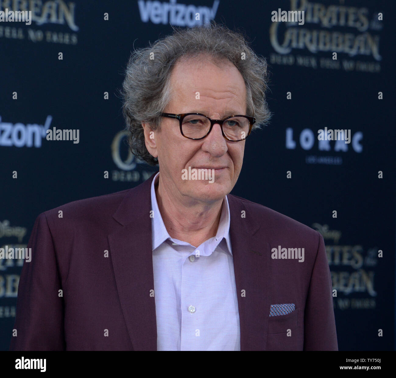 Cast member Jeffrey Rush attends the premiere of the premiere of the ...