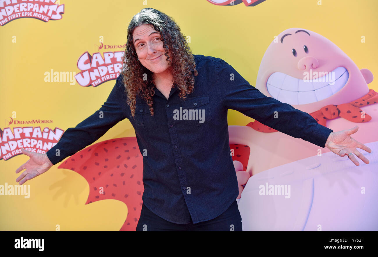 Singer/songwriter Weird Al Yankovic arrives at the premiere of 'Captain ...