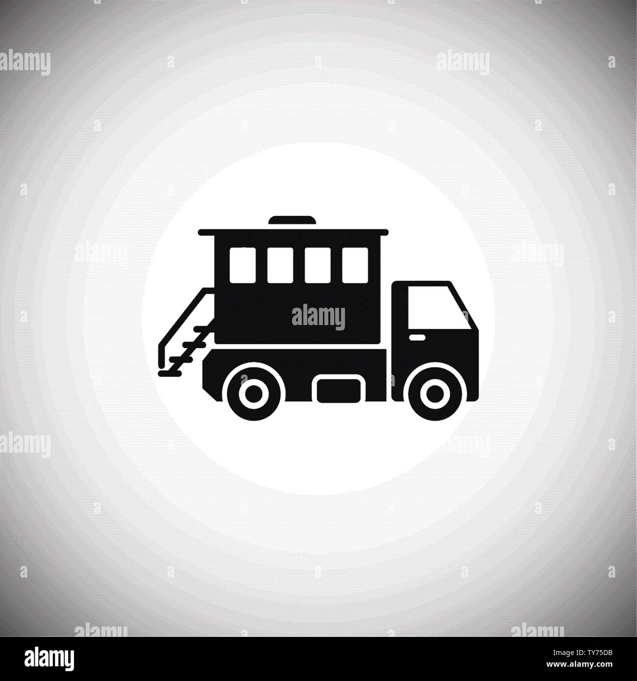 Heavy vehicle related icon on background for graphic and web design ...