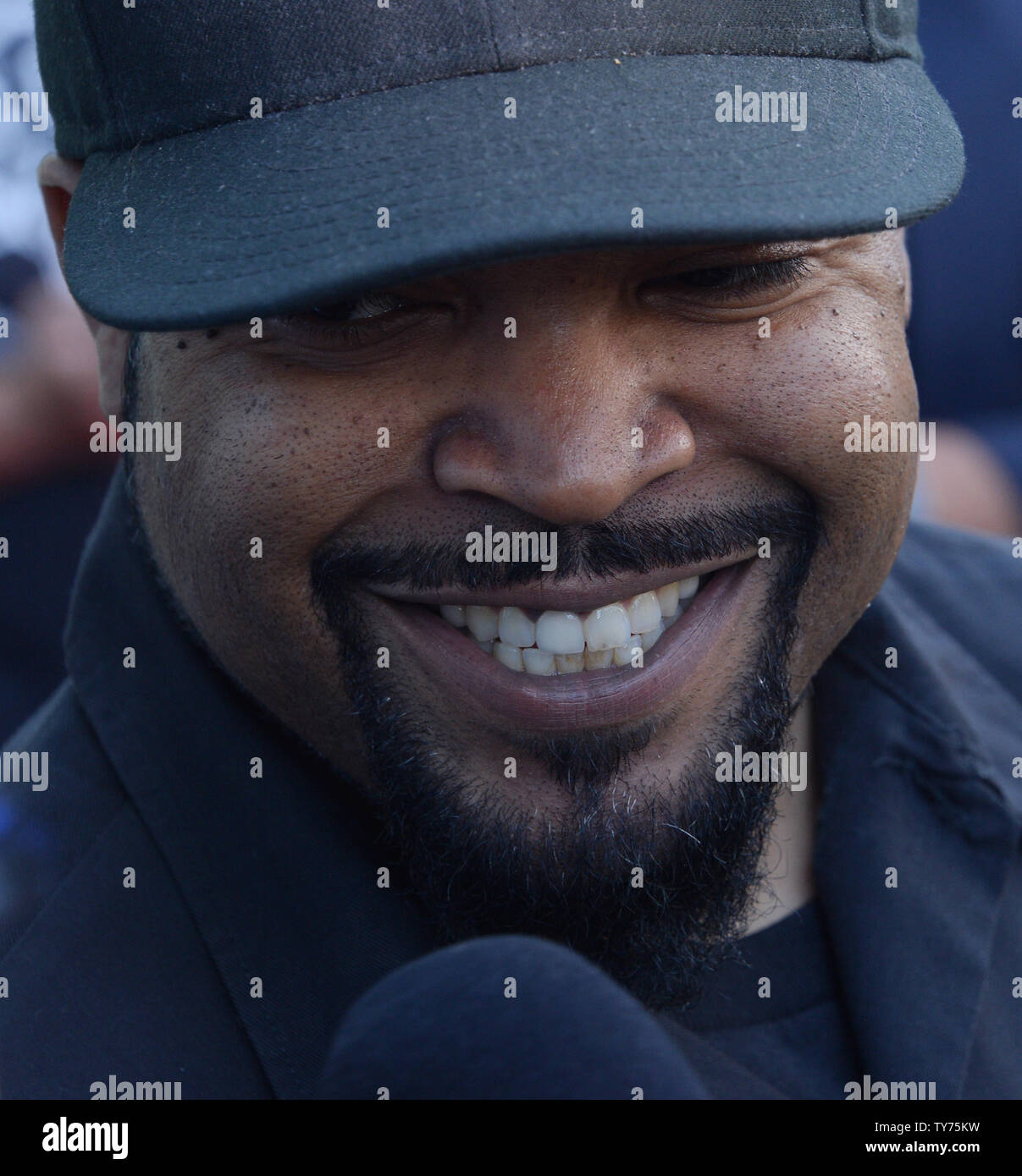 Actor, director, producer and music icon Ice Cube is interviewed during ...