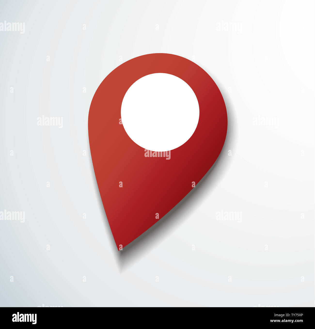 pin location icon Stock Photo - Alamy