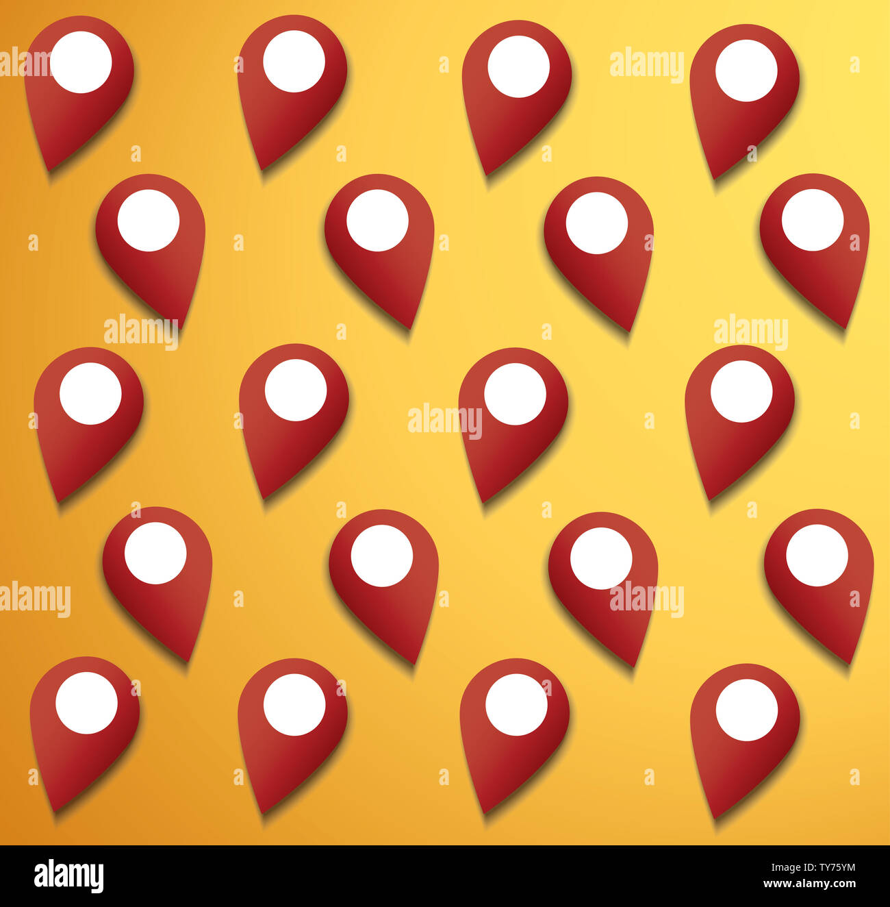 pin location icon background Stock Photo - Alamy