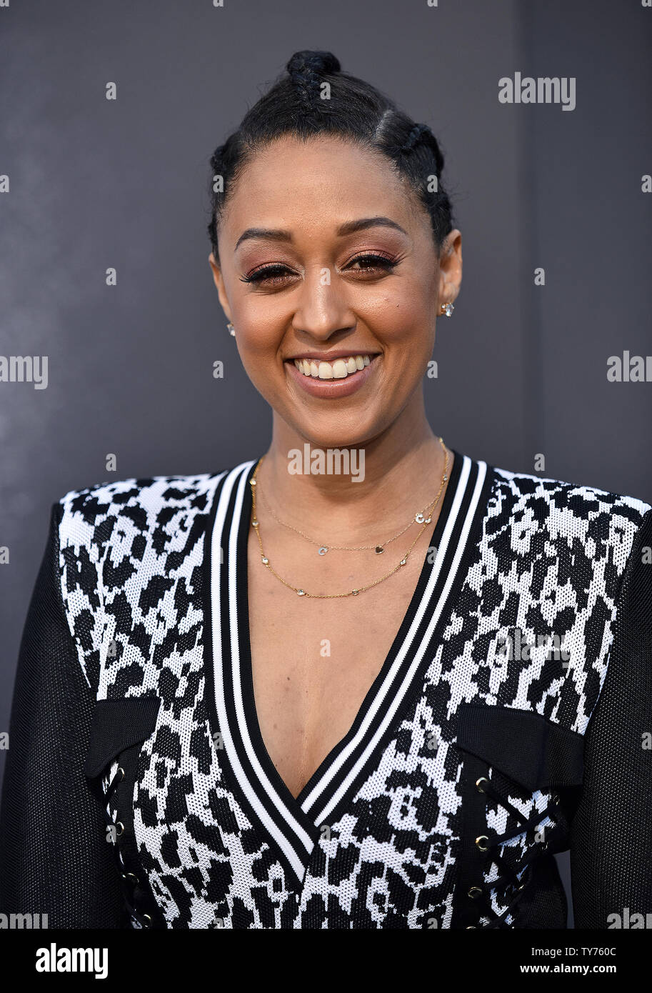 Tia Mowry arrives for the premiere of 'All Eyez on Me' at the Westwood ...