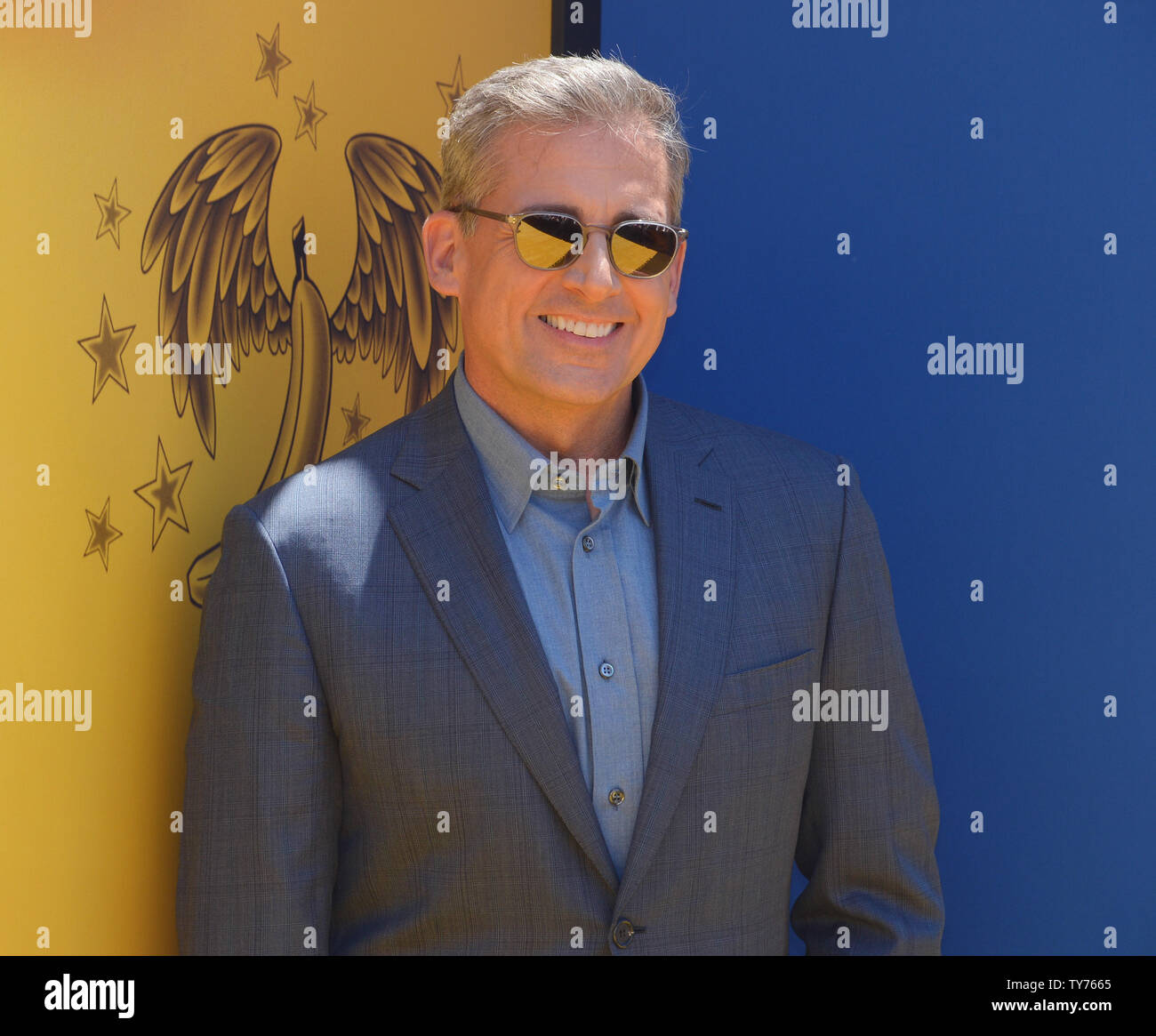 Cast member Steve Carell, the voice of Gru/Dru in the animated motion ...