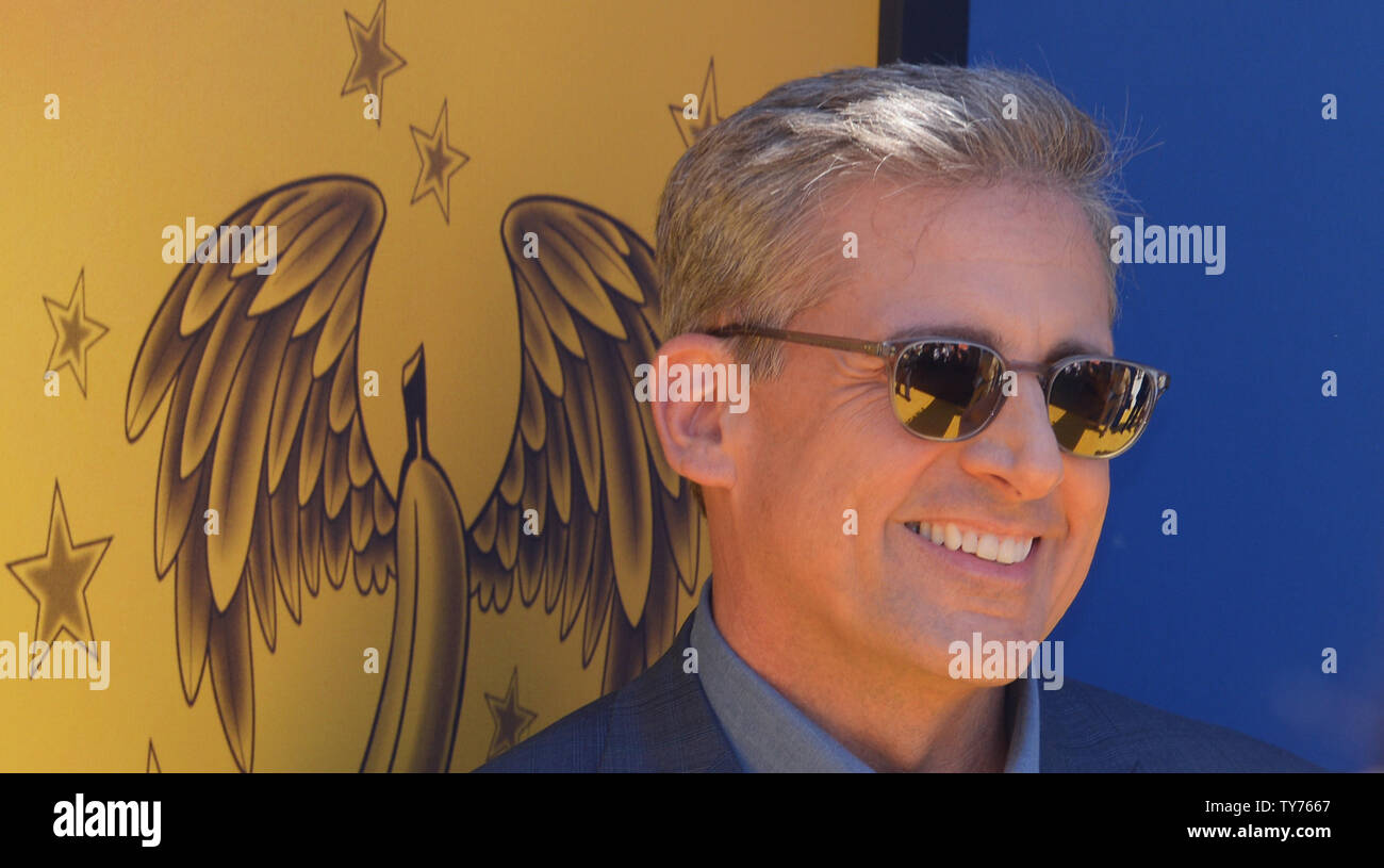 Cast member Steve Carell, the voice of Gru/Dru in the animated motion ...