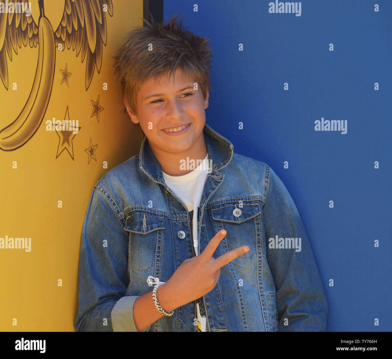 Cast member Adrian Ciscato, the voice of Niko in the animated motion ...