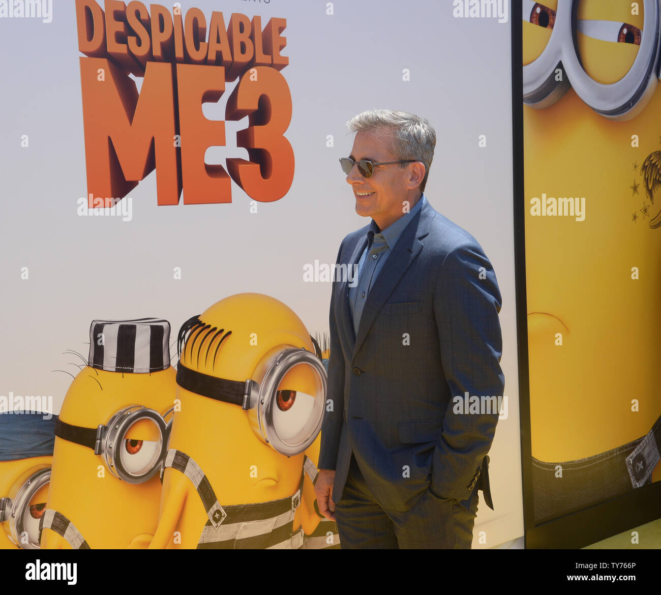 Cast member Steve Carell, the voice of Gru/Dru in the animated motion ...