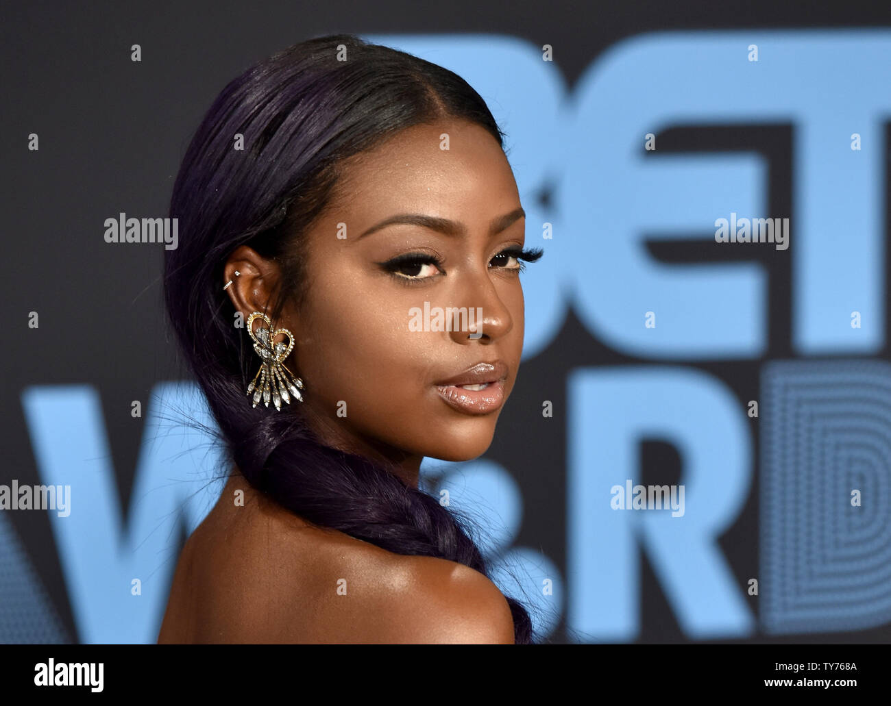 Singer Justine Skye attends the 17th annual BET Awards at Microsoft ...