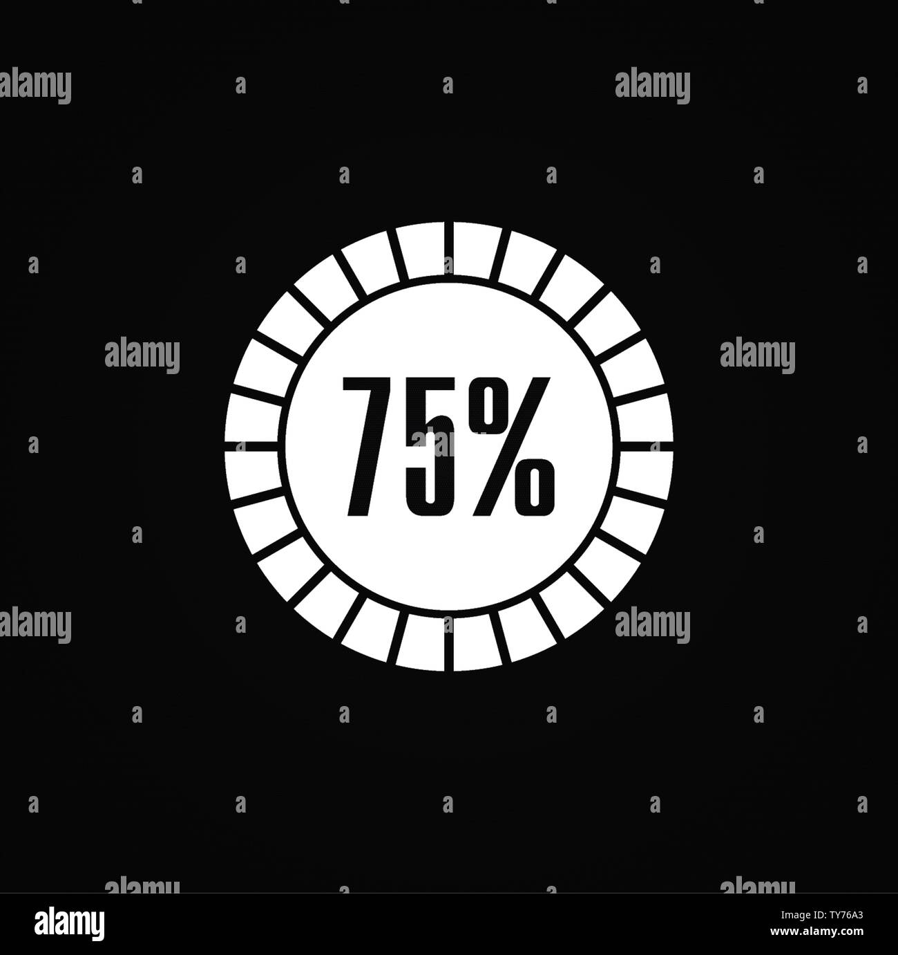 Loading related icon on background for graphic and web design. Simple ...