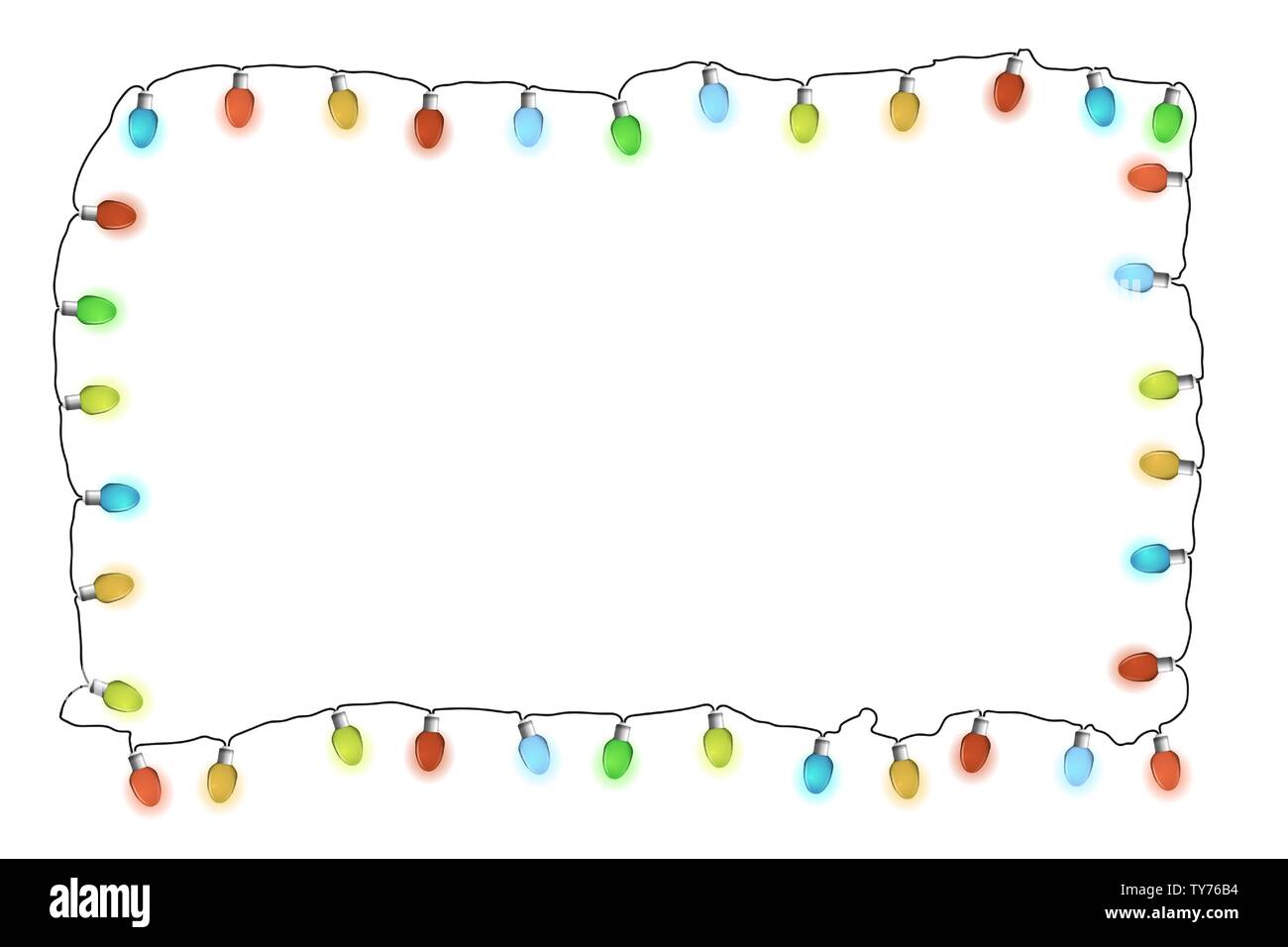 Festive garlands night celebration new Stock Vector Images - Alamy