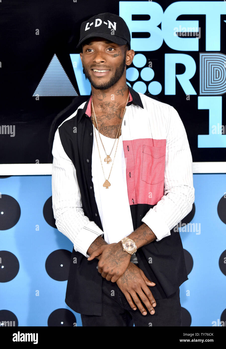 Angel attends the 17th annual BET Awards at Microsoft Theater in Los ...