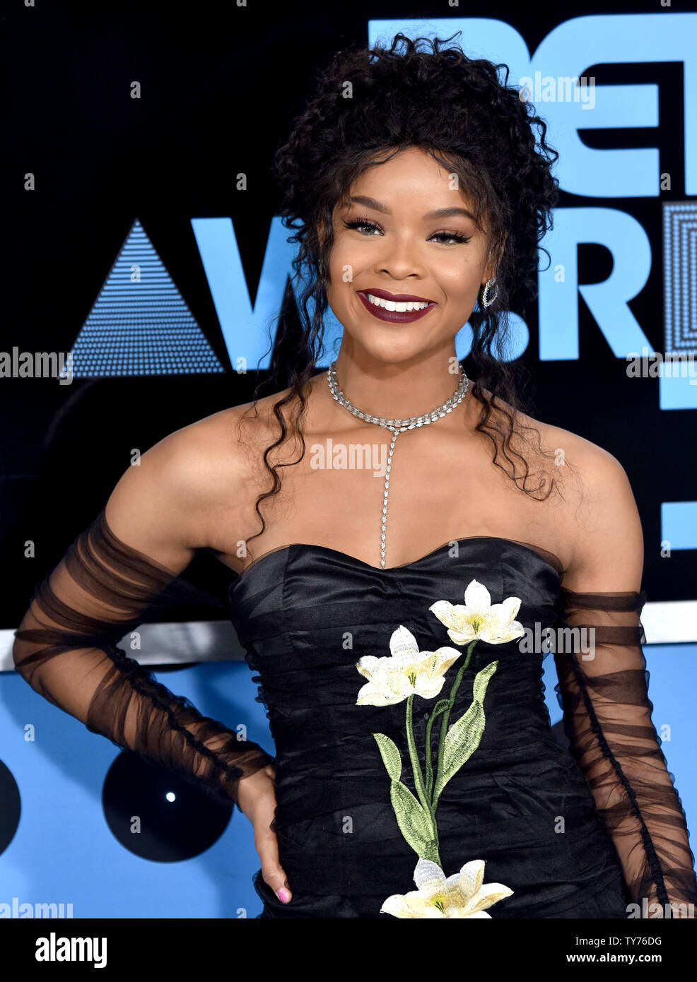 Actor Ajiona Alexus attends the 17th annual BET Awards at Microsoft ...