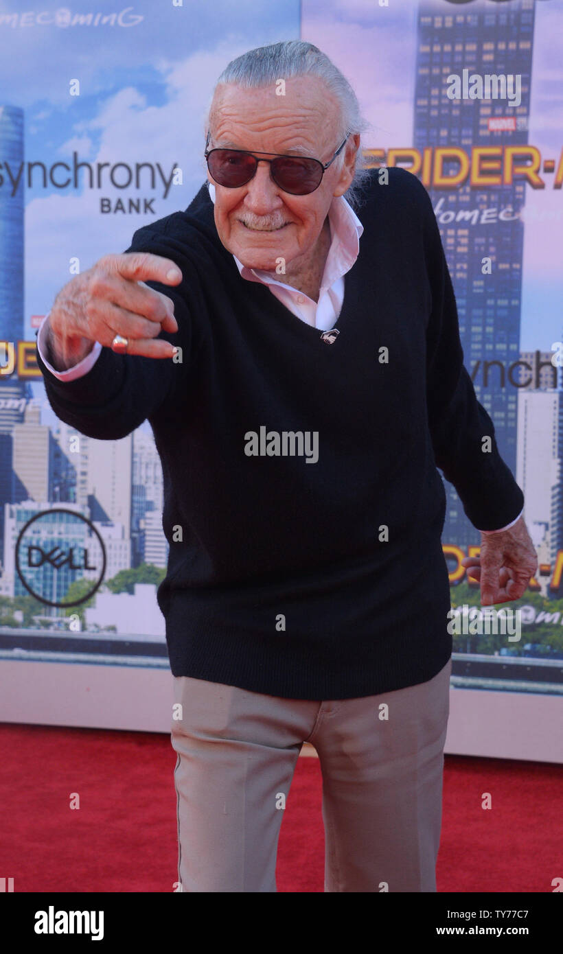 Stan Lee, an American comic-book writer, editor, and publisher, who was ...