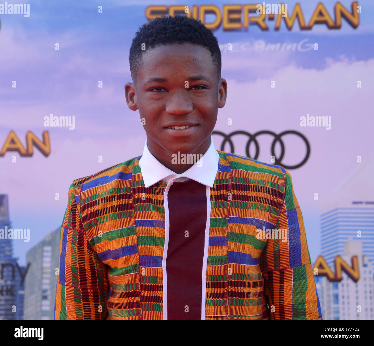 Cast member Abraham Attah attends the premiere of the sci-fi motion ...