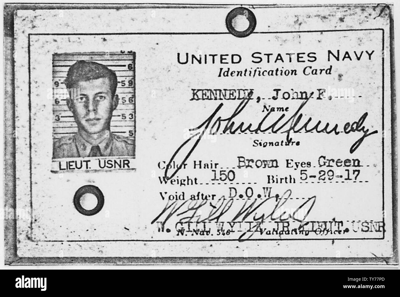 Us Navy Identification Card