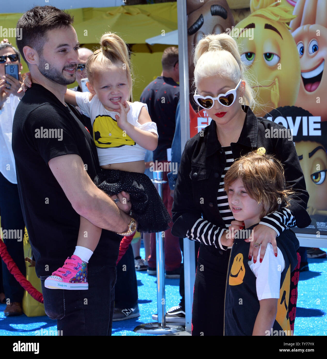 Cast member Christina Aguilera, the voice of Akiko Glitter in the ...