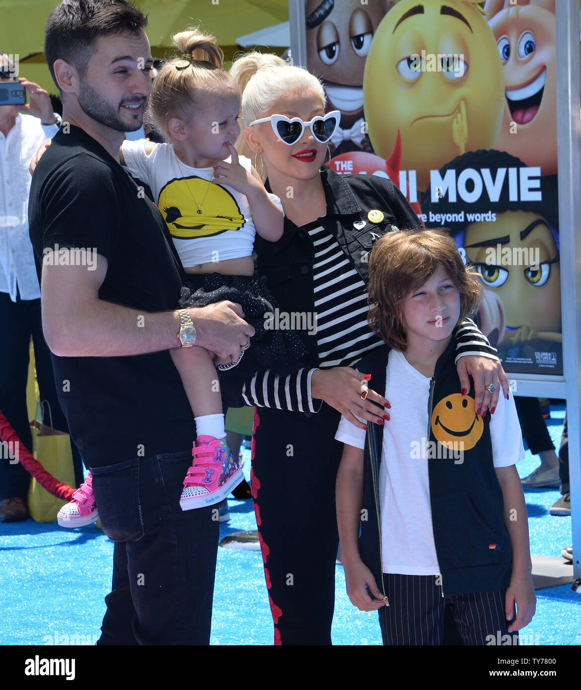 Cast member Christina Aguilera, the voice of Akiko Glitter in the ...