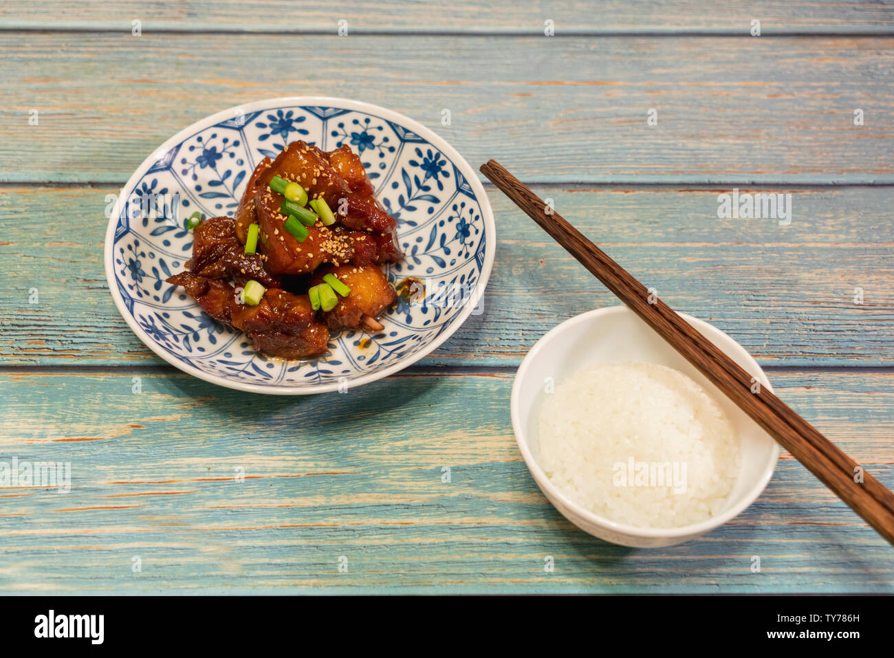 Home-cooked braised meat Stock Photo - Alamy