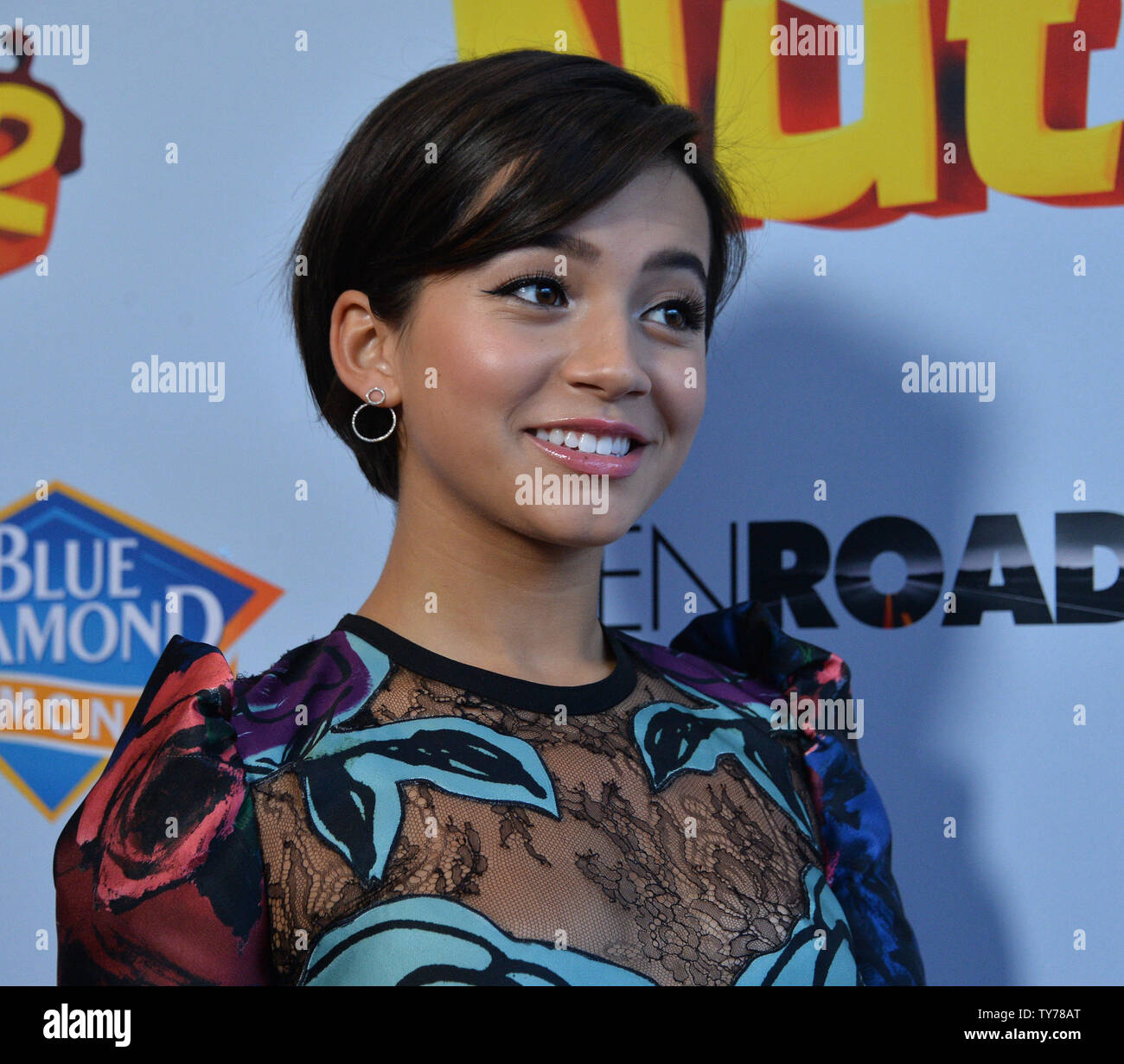 Cast member Isabela Moner, the voice of Heather in the animated motion ...